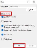 How to Apply Calculation Style in Excel
