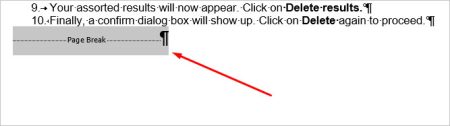 How to Delete a Page in Word?