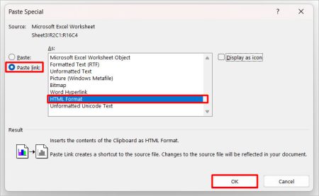 How to Insert Excel Sheet in Word