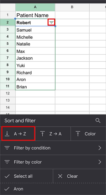 How to Alphabetize in Google Sheets