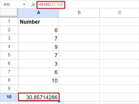 How to Add Numbers in Google Spreadsheet