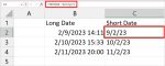 How to Apply Short Date Format in Excel