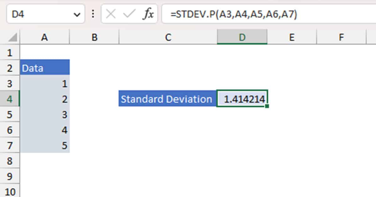 How to Calculate Z Score in Excel