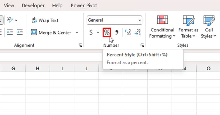 How to Add Percentage in Excel