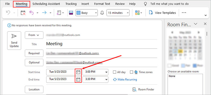 How To Reschedule A Meeting In Outlook