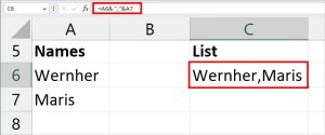 How to Convert List into Comma Separated Values