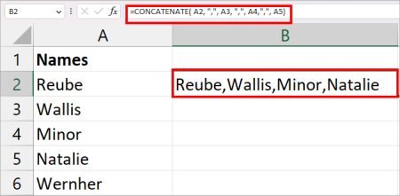 How to Convert List into Comma Separated Values