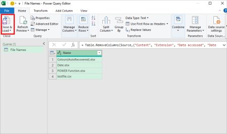 How to Copy File Names Into Excel