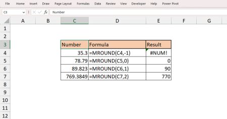 How to Round Numbers in Excel