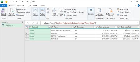 How to Copy File Names Into Excel