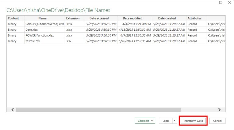 How To Copy File Names Into Excel 
