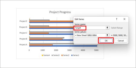 How to Rename Series in Excel
