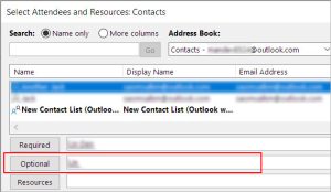 How to Add Optional Attendees in Outlook