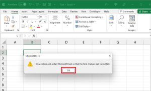 How to Change Default Font in Excel