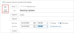 How to Reschedule a Meeting in Outlook