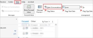 How to Turn off Conversation View in Outlook