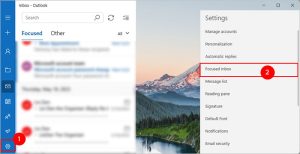 How to Turn off Focused Inbox Outlook 365 Desktop