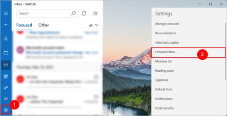How to Turn off Focused Inbox Outlook 365 Desktop