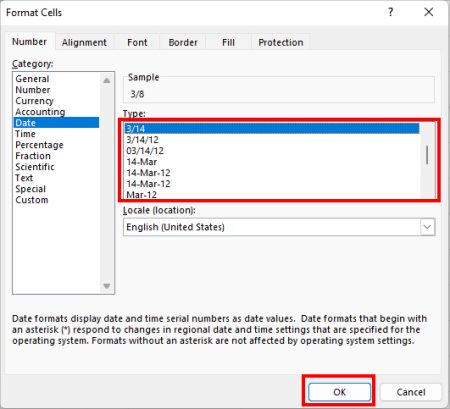 How to Apply Short Date Format in Excel