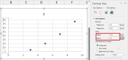 How to Change Axis Range in Excel