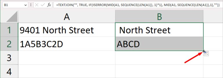 How to Remove Numbers From Text in Excel