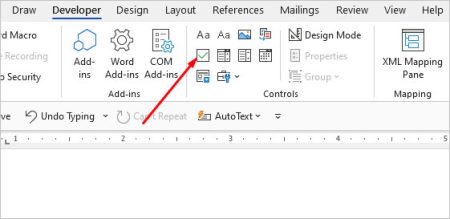 How to Add Check Box in Word?