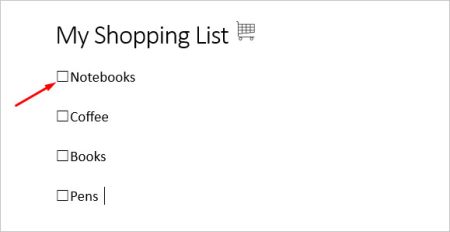 How to Add Check Box in Word?