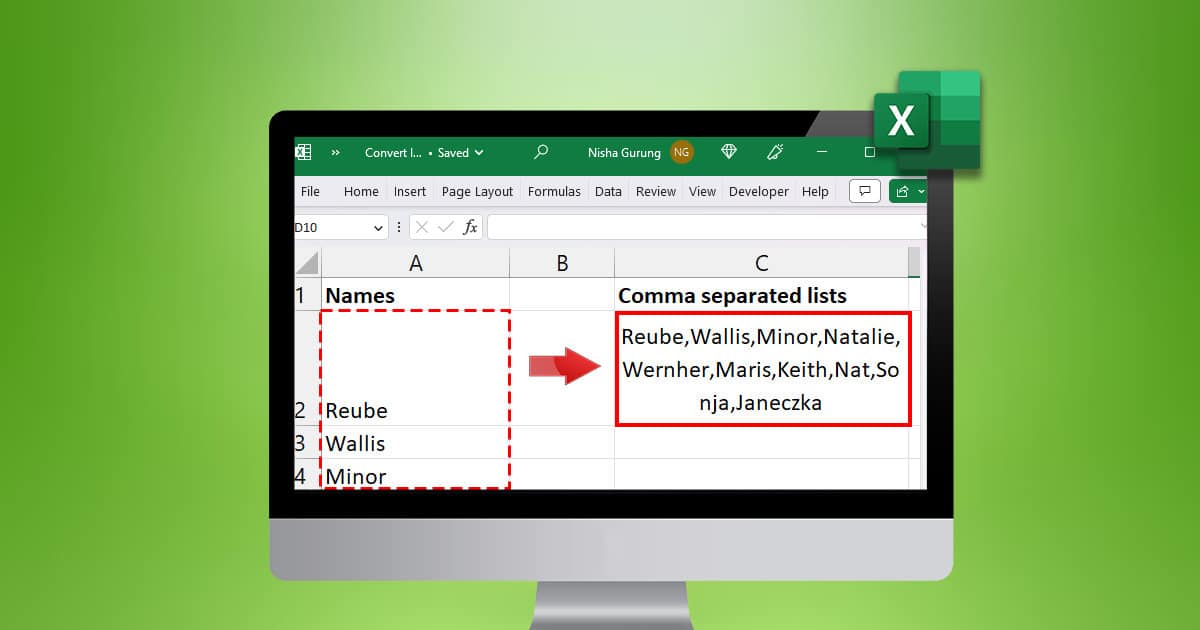How To Convert List Into Comma Separated Values
