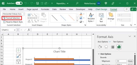 How to Change Axis Range in Excel