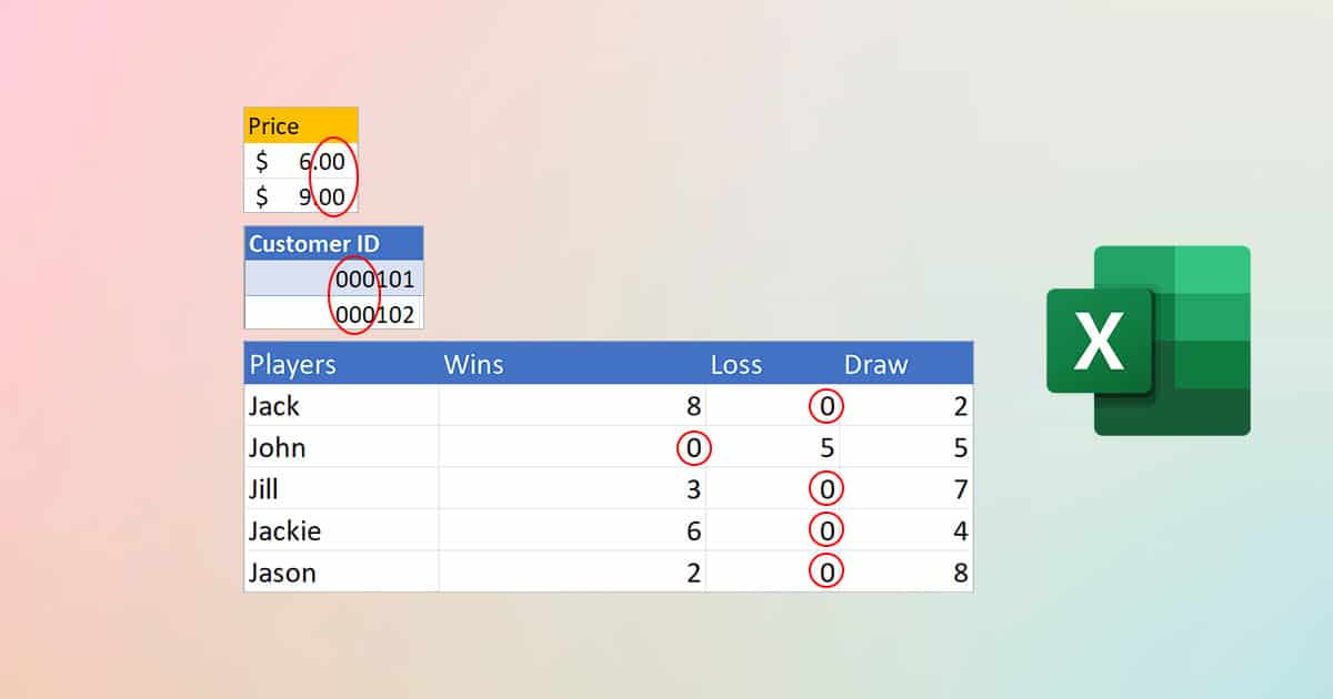 How To Hide Zeros In Excel