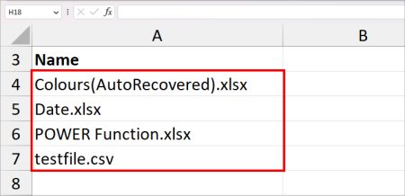 How to Copy File Names Into Excel