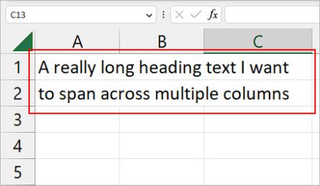 How to Merge Cells in Excel