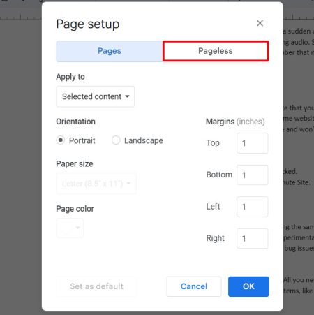How to Remove Page Break on Google Docs?
