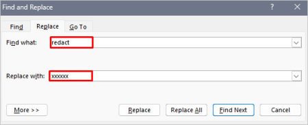 How to Redact Content in Word