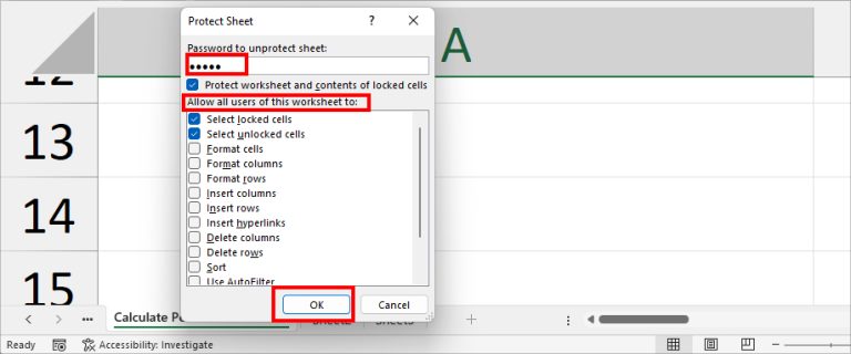 How to Change or Remove Password on Excel Workbook