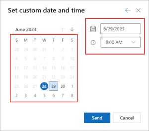 How to Schedule an Email in Outlook