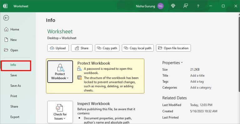 How to Change or Remove Password on Excel Workbook