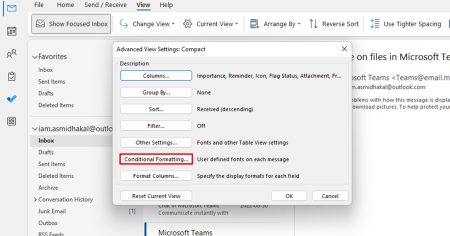 Conditional Formatting in Outlook - How to Use it