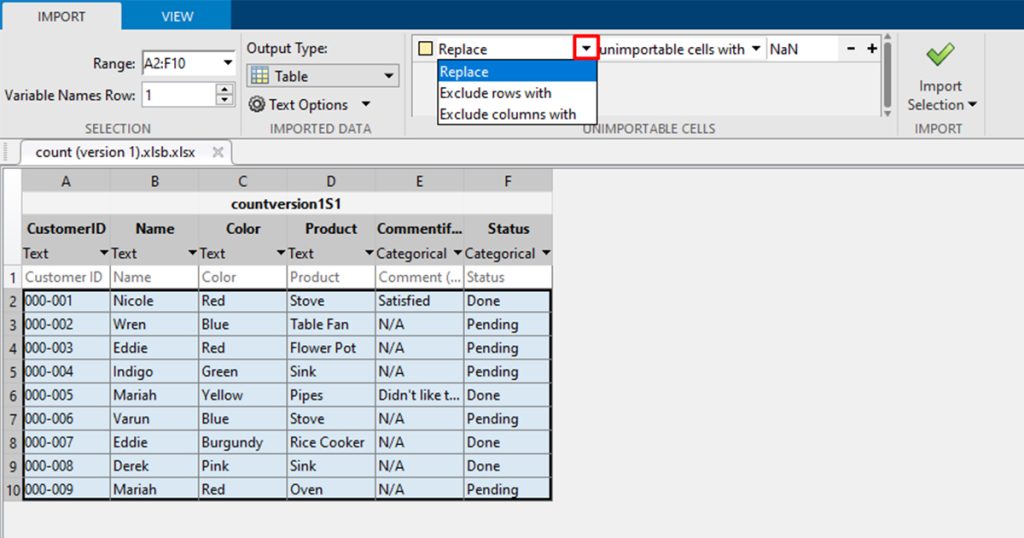 How To Load And Read Excel Data Into Matlab