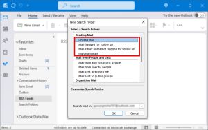 Search Folders in Outlook - How to Use It