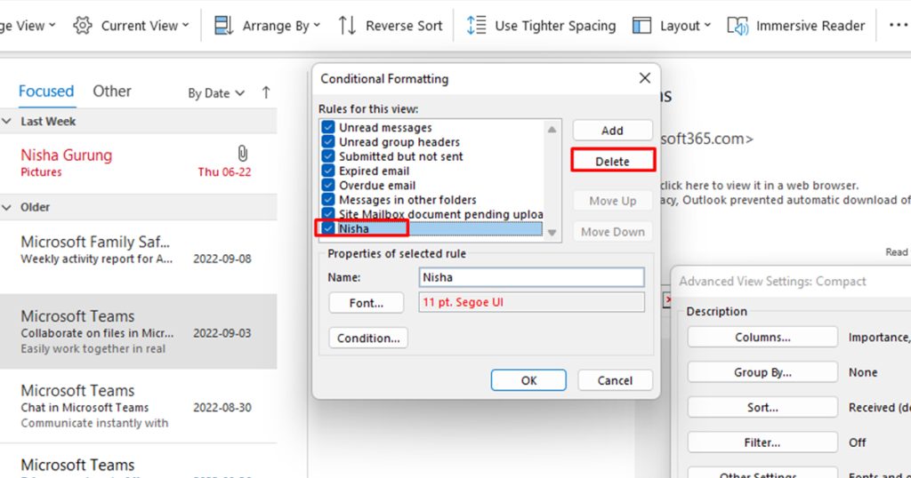 Conditional Formatting In Outlook How To Use It