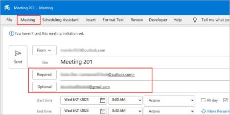 How to Send an Outlook Invite