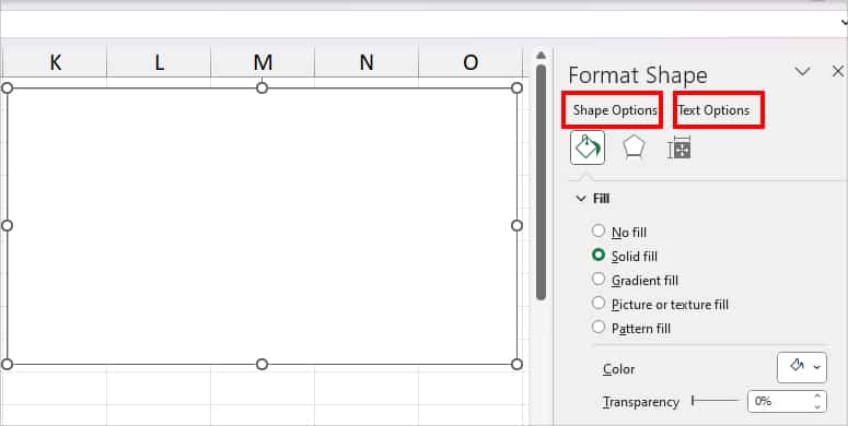 How To Make A Box In Excel