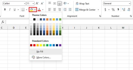 How to Apply Shading in Excel
