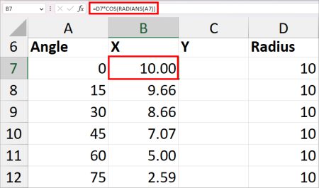 How to Draw a Circle in Excel