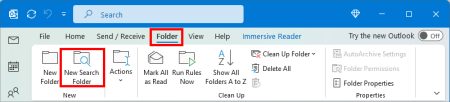 Search Folders in Outlook - How to Use It