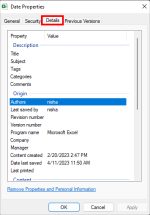 How to Edit Document Properties in Excel