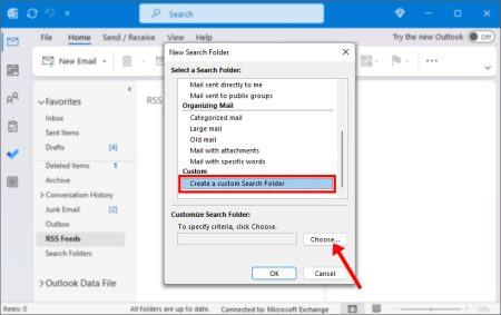 Search Folders in Outlook - How to Use It