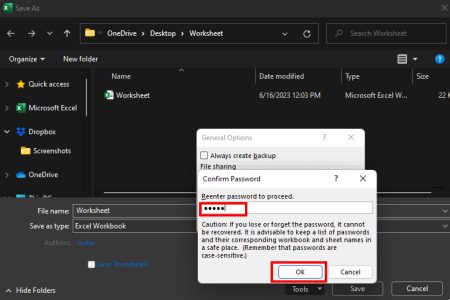 How to Change or Remove Password on Excel Workbook