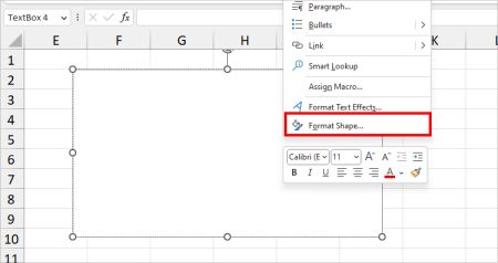 How to Make a Box in Excel